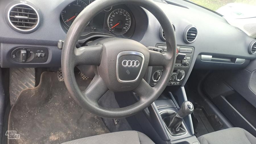 Audi A3 2007 Viļņa, ar dzinēja tilpumu 1.90 L un nobraukumu 303 tūkst. km par 2800 €, foto 14 vietnē AUTOMOTO.COM.LV