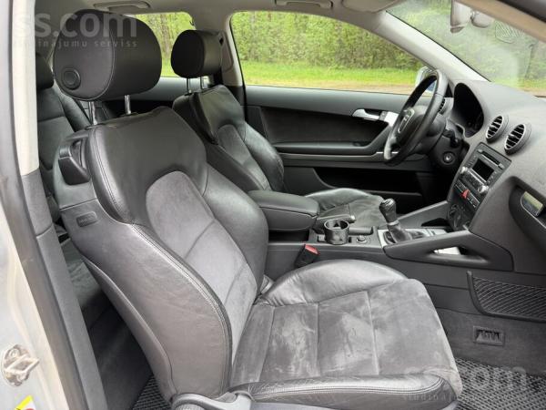 Audi A3 2007 in Daugavpils, with an engine capacity of 1.90 L and mileage of 247 thousand km for 2490 €, photo 8 on AUTOMOTO.COM.LV