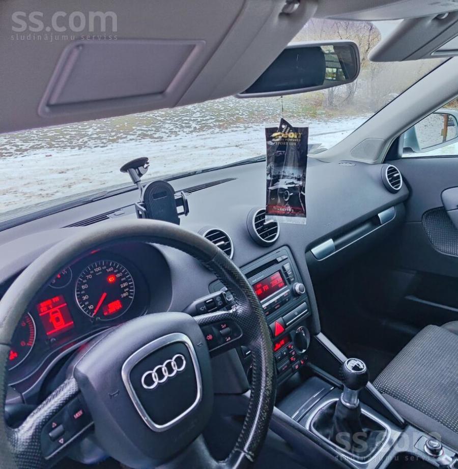 Audi A3 2007 Rīga, ar dzinēja tilpumu 2.00 L un nobraukumu 306 tūkst. km par 3300 €, foto 5 vietnē AUTOMOTO.COM.LV