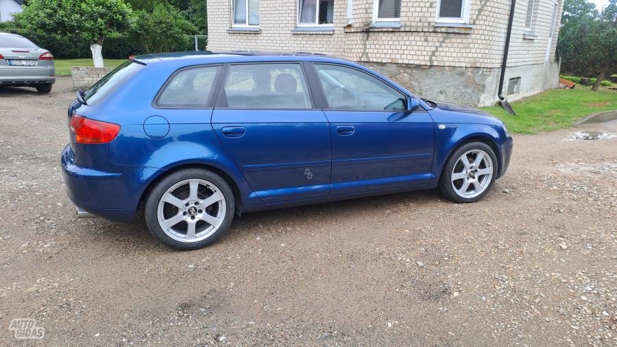Audi A3 2007 in Vilnius, with an engine capacity of 1.90 L and mileage of 302 thousand km for 3450 €, photo 7 on AUTOMOTO.COM.LV