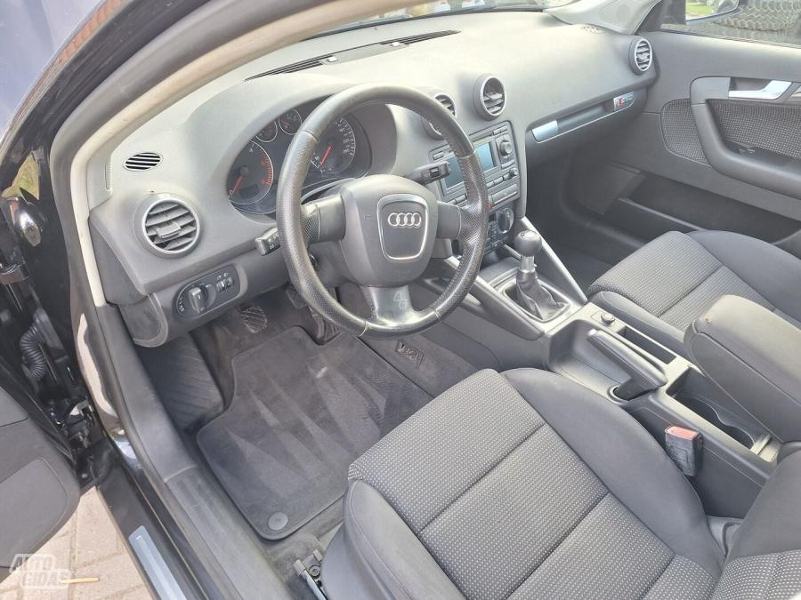Audi A3 2007 in Mazeikiai, with an engine capacity of 2.00 L and mileage of 277 thousand km for 3350 €, photo 13 on AUTOMOTO.COM.LV