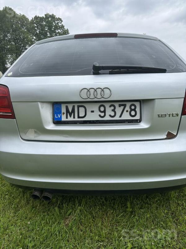 Audi A3 2008 in Riga, with an engine capacity of 1.90 L and mileage of 325 thousand km for 3000 €, photo 9 on AUTOMOTO.COM.LV