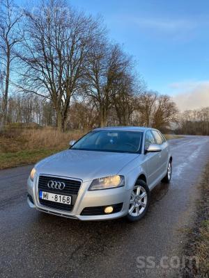 Audi A3 2008 Rīga, ar dzinēja tilpumu 1.90 L un nobraukumu 212 tūkst. km par 4350 €, foto  vietnē AUTOMOTO.COM.LV
