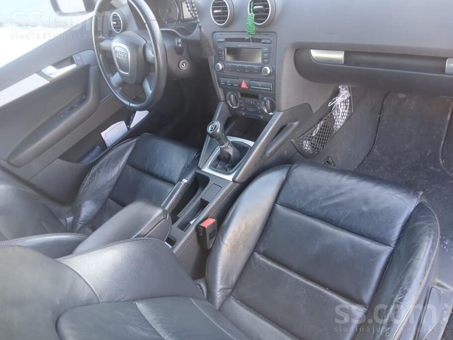 Audi A3 2008 Alūksne, ar dzinēja tilpumu 2.00 L un nobraukumu 369 tūkst. km par 2500 €, foto 7 vietnē AUTOMOTO.COM.LV
