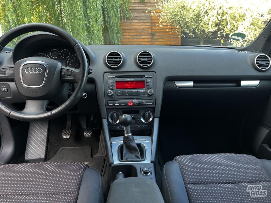 Audi A3 2008 in Vilnius, with an engine capacity of 2.00 L and mileage of 238 thousand km for 3800 €, photo 8 on AUTOMOTO.COM.LV