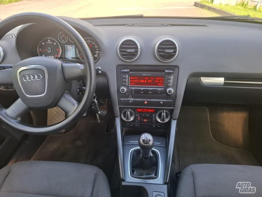 Audi A3 2008 in Utena, with an engine capacity of 2.00 L and mileage of 260 thousand km for 3350 €, photo 15 on AUTOMOTO.COM.LV