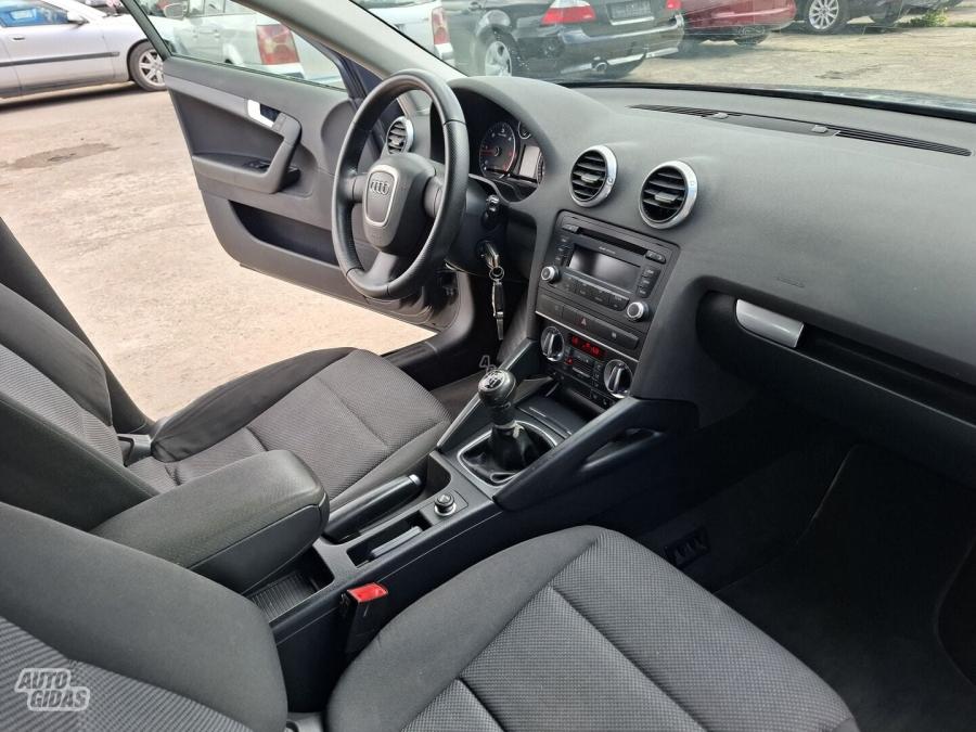 Audi A3 2008 in Utena, with an engine capacity of 2.00 L and mileage of 260 thousand km for 3350 €, photo 18 on AUTOMOTO.COM.LV
