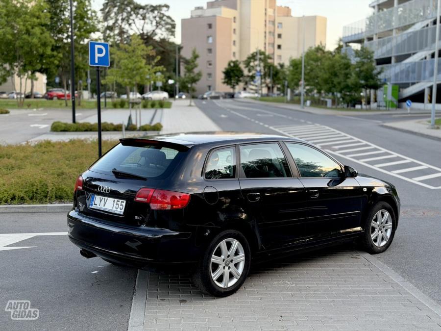 Audi A3 2008 in Vilnius, with an engine capacity of 2.00 L and mileage of 247 thousand km for 3500 €, photo 7 on AUTOMOTO.COM.LV