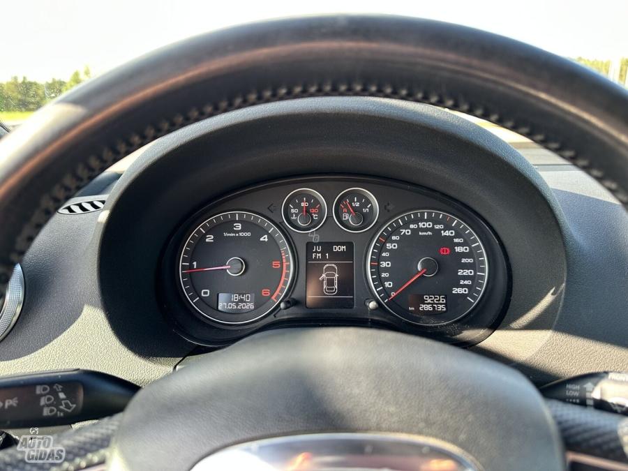 Audi A3 2009 in Vilnius, with an engine capacity of 2.00 L and mileage of 280 thousand km for 4500 €, photo 8 on AUTOMOTO.COM.LV