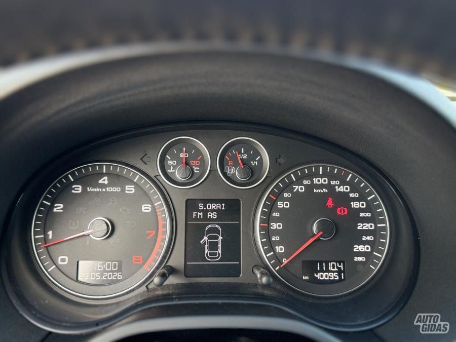 Audi A3 2009 in Vilnius, with an engine capacity of 1.40 L and mileage of 400 thousand km for 2950 €, photo 16 on AUTOMOTO.COM.LV