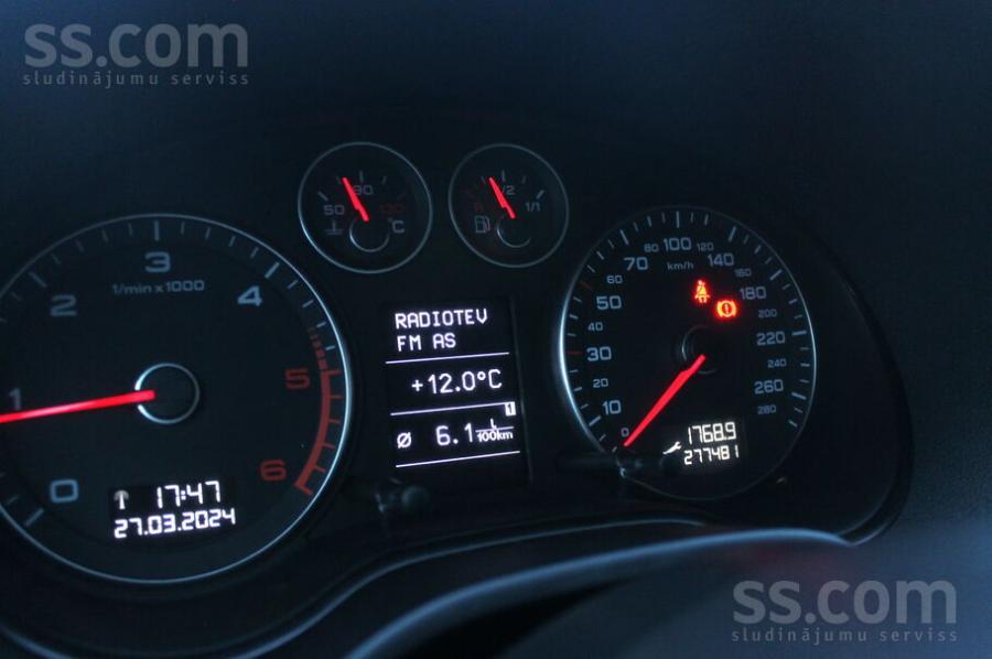 Audi A3 2009 in Saldus, with an engine capacity of 1.60 L and mileage of 314 thousand km for 3499 €, photo 9 on AUTOMOTO.COM.LV