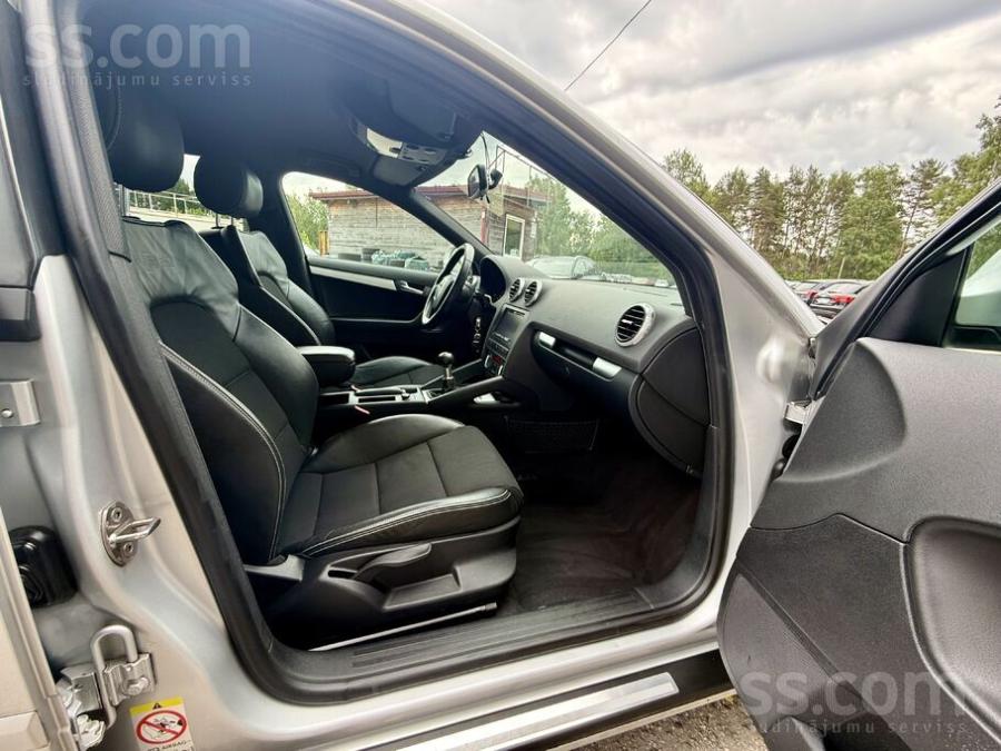 Audi A3 2009 in Riga, with an engine capacity of 2.00 L and mileage of 0 thousand km for 4990 €, photo 22 on AUTOMOTO.COM.LV