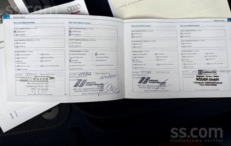 Audi A3 2009 in Riga, with an engine capacity of 2.00 L and mileage of 0 thousand km for 4990 €, photo 27 on AUTOMOTO.COM.LV