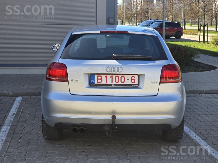 Audi A3 2009 in Riga, with an engine capacity of 1.40 L and mileage of 267 thousand km for 2890 €, photo 7 on AUTOMOTO.COM.LV