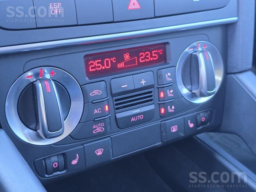 Audi A3 2009 in Riga, with an engine capacity of 1.40 L and mileage of 267 thousand km for 2890 €, photo 16 on AUTOMOTO.COM.LV