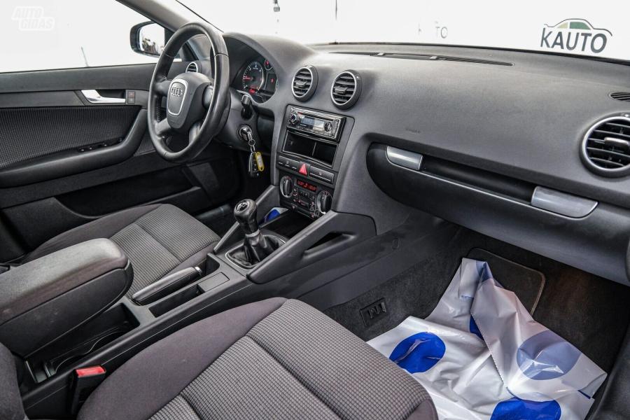 Audi A3 2009 in Kaunas, with an engine capacity of 1.90 L and mileage of 263 thousand km for 4790 €, photo 12 on AUTOMOTO.COM.LV