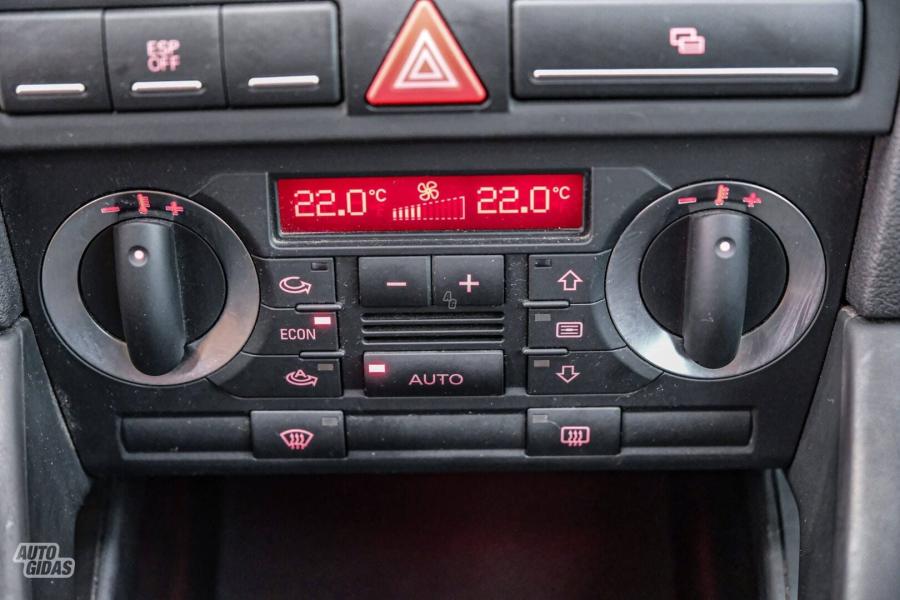 Audi A3 2009 in Kaunas, with an engine capacity of 1.90 L and mileage of 263 thousand km for 4790 €, photo 16 on AUTOMOTO.COM.LV