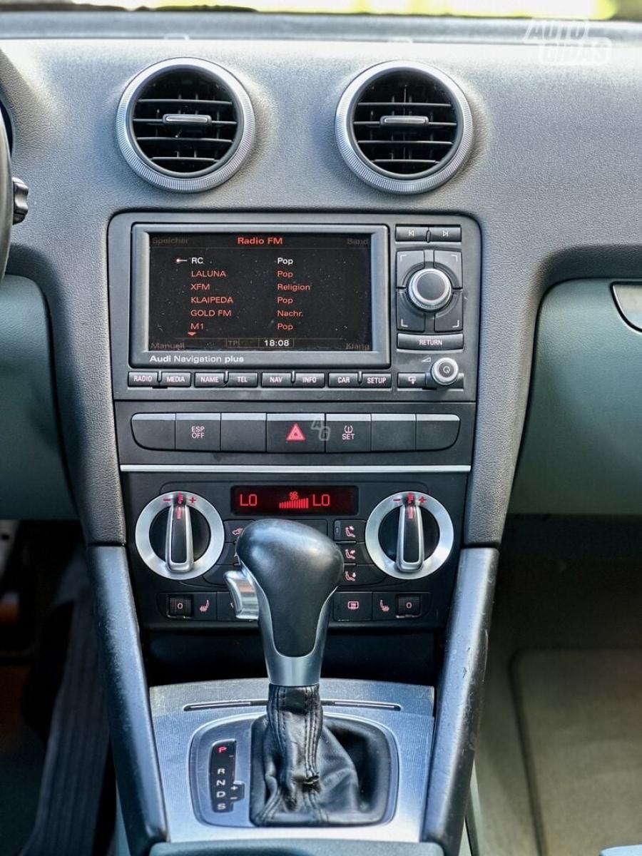 Audi A3 2009 in Kretinga, with an engine capacity of 2.00 L and mileage of 283 thousand km for 5500 €, photo 17 on AUTOMOTO.COM.LV