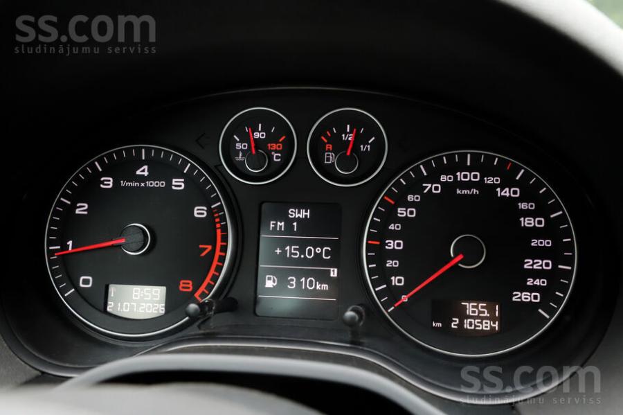 Audi A3 2009 Tukums, ar dzinēja tilpumu 1.80 L un nobraukumu 212 tūkst. km par 4450 €, foto 13 vietnē AUTOMOTO.COM.LV
