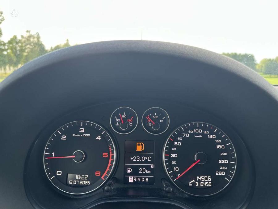 Audi A3 2009 in Marijampole, with an engine capacity of 1.97 L and mileage of 310 thousand km for 4450 €, photo 20 on AUTOMOTO.COM.LV