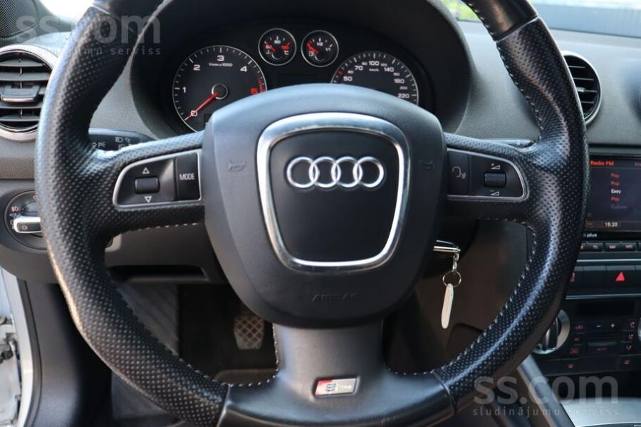Audi A3 2010 in Riga, with an engine capacity of 2.00 L and mileage of 0 thousand km for 4990 €, photo 17 on AUTOMOTO.COM.LV