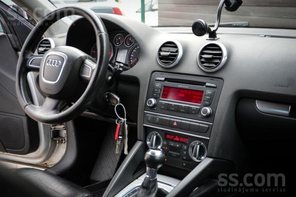 Ауди А3 2010 в Рига, объемом двигателя 2.00 л и пробегом 231 тыс. км за 6390 €, фото 5 на AUTOMOTO.COM.LV