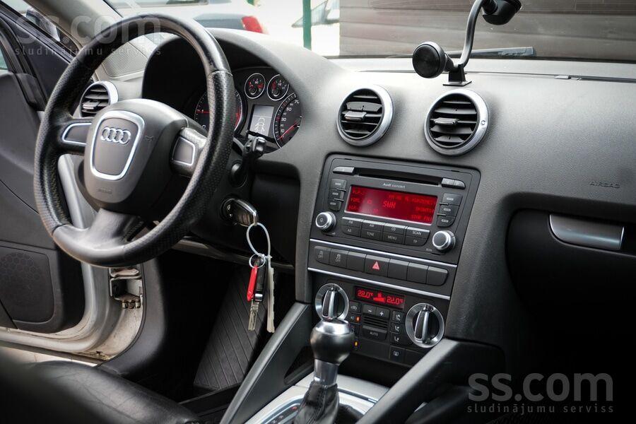 Audi A3 2010 in Riga, with an engine capacity of 2.00 L and mileage of 231 thousand km for 6390 €, photo 6 on AUTOMOTO.COM.LV