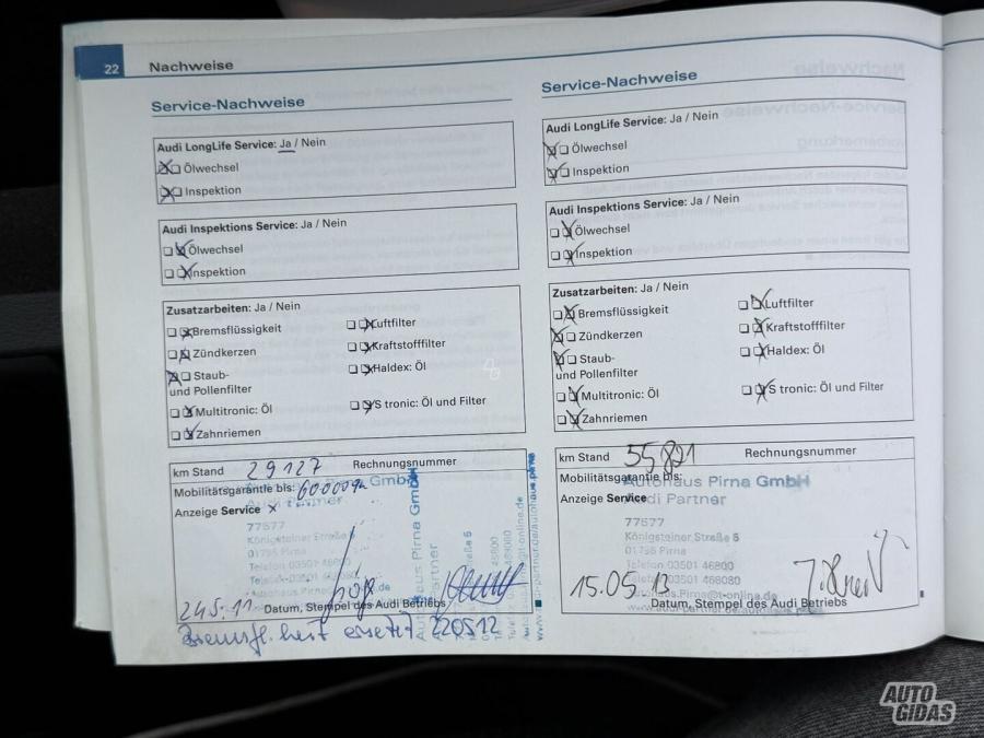 Ауди А3 2010 в Вильнюс, объемом двигателя 1.60 л и пробегом 168 тыс. км за 5500 €, фото 18 на AUTOMOTO.COM.LV