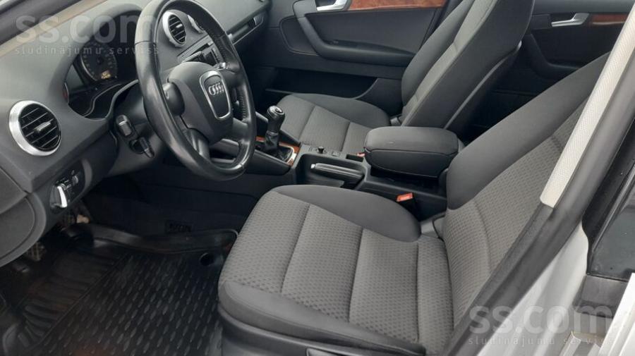 Audi A3 2011 in Riga, with an engine capacity of 2.00 L and mileage of 251 thousand km for 6300 €, photo 15 on AUTOMOTO.COM.LV