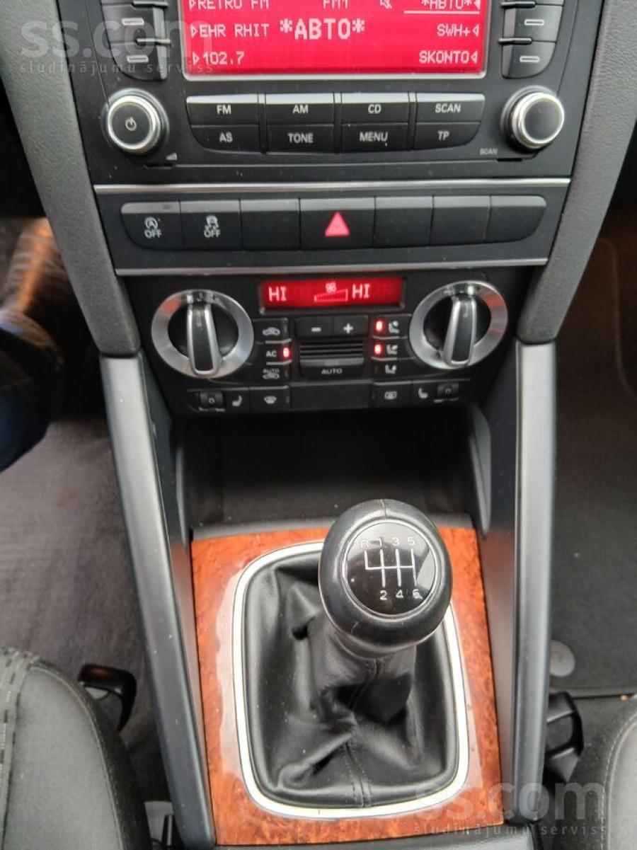 Audi A3 2011 in Riga, with an engine capacity of 2.00 L and mileage of 251 thousand km for 6300 €, photo 19 on AUTOMOTO.COM.LV