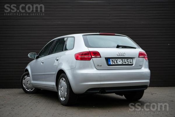 Audi A3 2011 in Riga, with an engine capacity of 2.00 L and mileage of 320 thousand km for 5200 €, photo 4 on AUTOMOTO.COM.LV