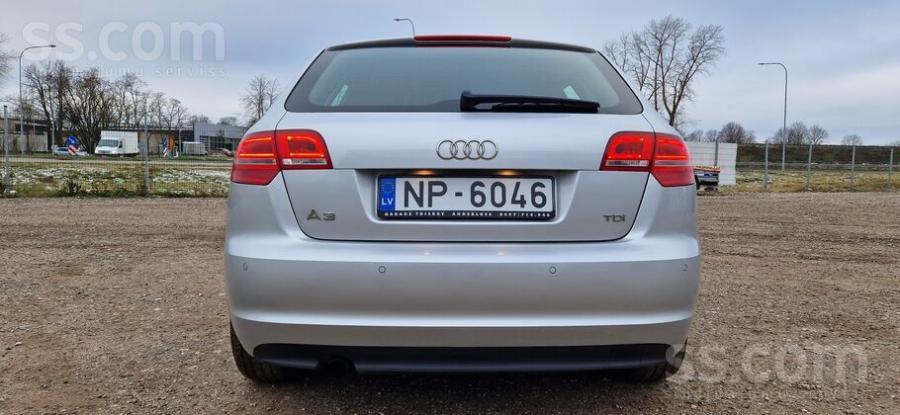 Audi A3 2012 in Daugavpils, with an engine capacity of 1.60 L and mileage of 242 thousand km for 5950 €, photo 4 on AUTOMOTO.COM.LV