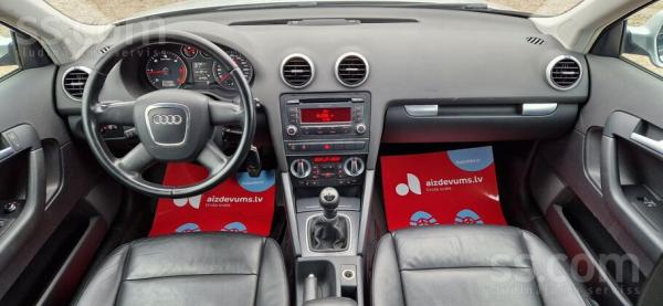 Audi A3 2012 in Daugavpils, with an engine capacity of 1.60 L and mileage of 242 thousand km for 5950 €, photo 9 on AUTOMOTO.COM.LV