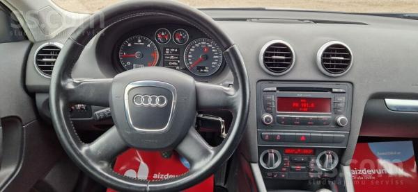 Audi A3 2012 in Daugavpils, with an engine capacity of 1.60 L and mileage of 242 thousand km for 5950 €, photo 10 on AUTOMOTO.COM.LV