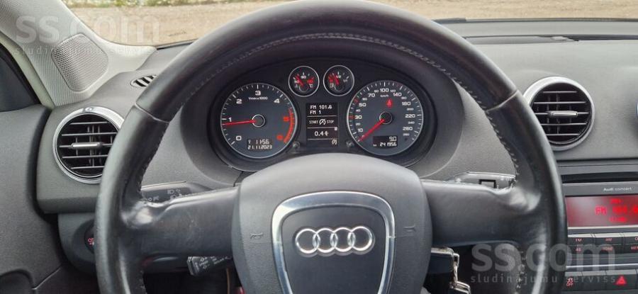 Audi A3 2012 in Daugavpils, with an engine capacity of 1.60 L and mileage of 242 thousand km for 5950 €, photo 12 on AUTOMOTO.COM.LV