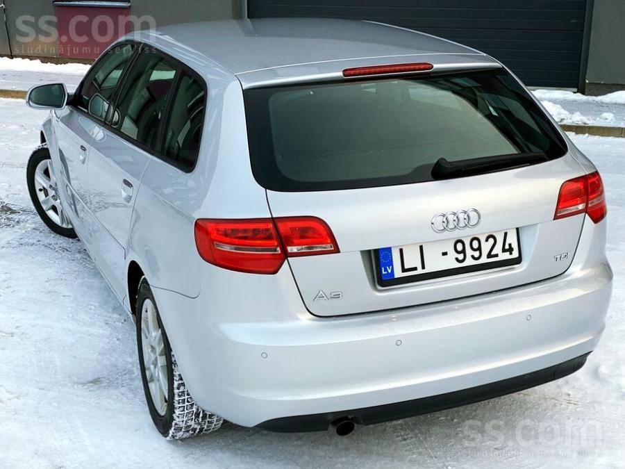 Audi A3 2012 in Riga, with an engine capacity of 1.60 L and mileage of 255 thousand km for 5900 €, photo 8 on AUTOMOTO.COM.LV