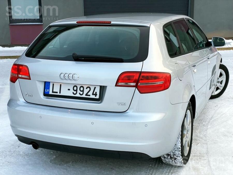 Audi A3 2012 in Riga, with an engine capacity of 1.60 L and mileage of 255 thousand km for 5900 €, photo 28 on AUTOMOTO.COM.LV