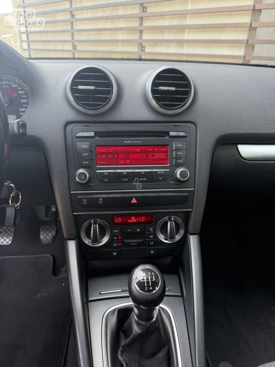 Audi A3 2012 Klaipėda, ar dzinēja tilpumu 1.60 L un nobraukumu 308 tūkst. km par 3400 €, foto 10 vietnē AUTOMOTO.COM.LV