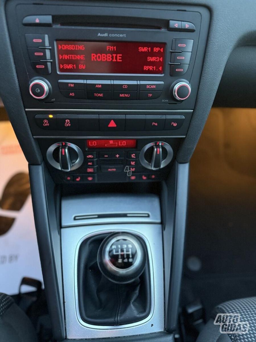 Audi A3 2012 in Alytus, with an engine capacity of 1.40 L and mileage of 193 thousand km for 4650 €, photo 21 on AUTOMOTO.COM.LV
