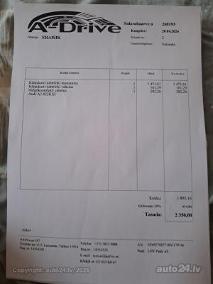 Ауди А3 2014 в Таллин, объемом двигателя 1.60 л и пробегом 0 тыс. км за 8950 €, фото 13 на AUTOMOTO.COM.LV