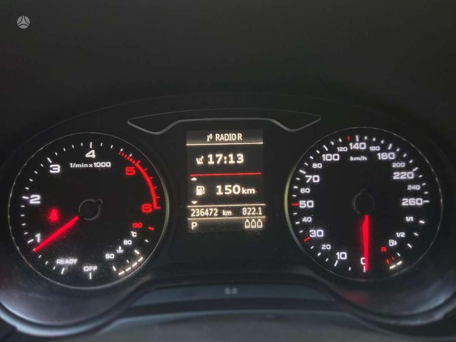 Audi A3 2016 Viļņa, ar dzinēja tilpumu 1.60 L un nobraukumu 236 tūkst. km par 9700 €, foto 15 vietnē AUTOMOTO.COM.LV