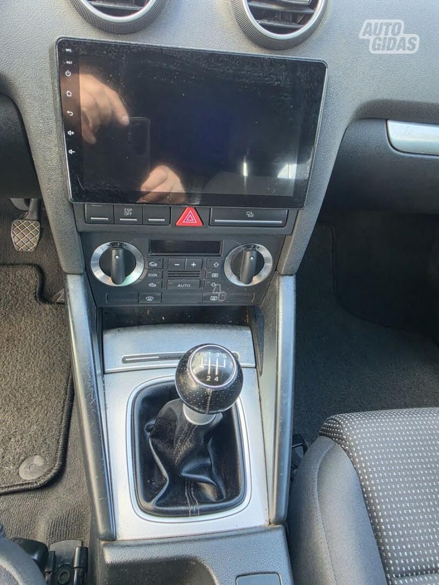 Audi A3 2008 in Vilnius, with an engine capacity of 1.90 L and mileage of 365 thousand km for 2350 €, photo 7 on AUTOMOTO.COM.LV