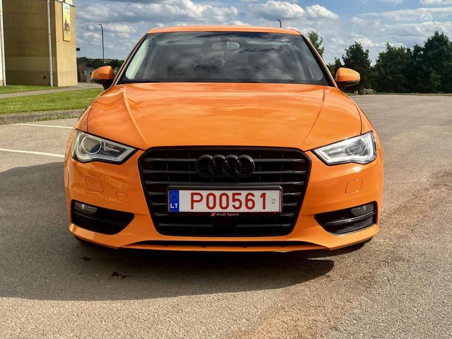 Orange Audi A3 2014 in Kaunas, with an engine capacity of 1.97 L and mileage of 271 thousand km for 9500 €, photo 3 on AUTOMOTO.COM.LV
