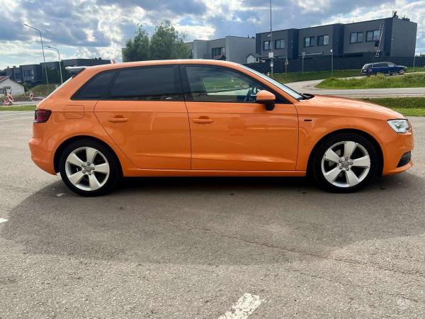 Orange Audi A3 2014 in Kaunas, with an engine capacity of 1.97 L and mileage of 271 thousand km for 9500 €, photo 4 on AUTOMOTO.COM.LV