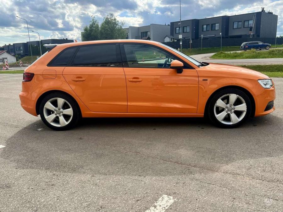 Orange Audi A3 2014 in Kaunas, with an engine capacity of 1.97 L and mileage of 271 thousand km for 9500 €, photo 5 on AUTOMOTO.COM.LV