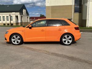 Orange Audi A3 2014 in Kaunas, with an engine capacity of 1.97 L and mileage of 271 thousand km for 9500 €, photo 9 on AUTOMOTO.COM.LV