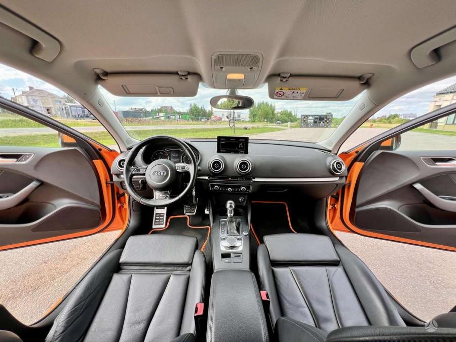 Orange Audi A3 2014 in Kaunas, with an engine capacity of 1.97 L and mileage of 271 thousand km for 9500 €, photo 15 on AUTOMOTO.COM.LV