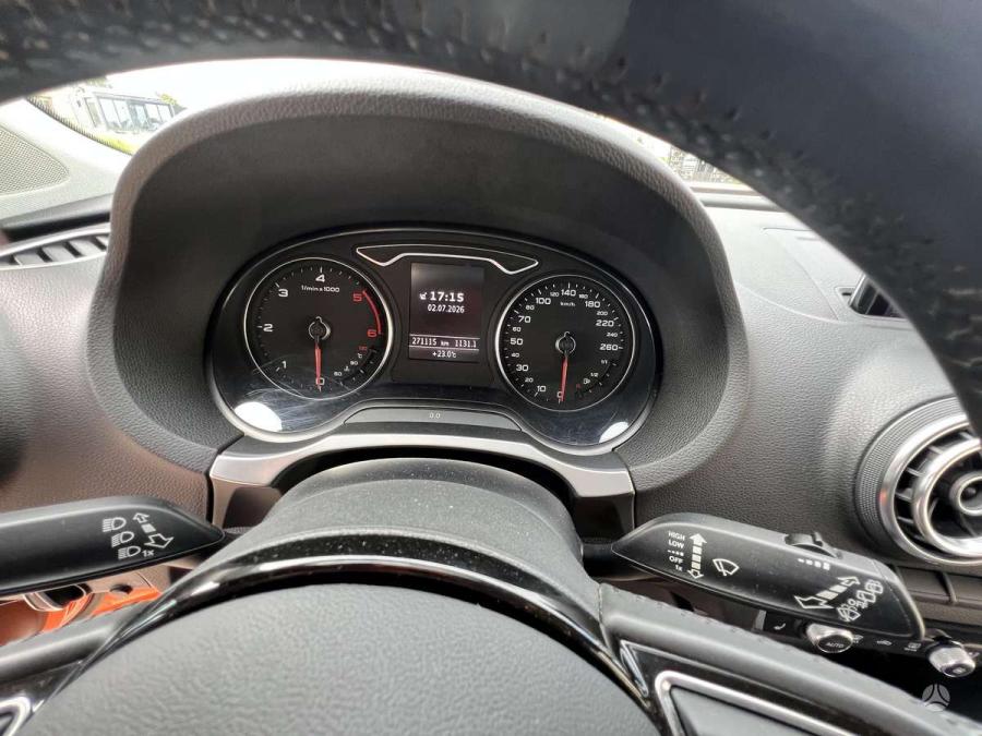 Orange Audi A3 2014 in Kaunas, with an engine capacity of 1.97 L and mileage of 271 thousand km for 9500 €, photo 19 on AUTOMOTO.COM.LV