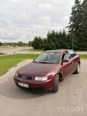 Red Audi A3 1996 in Riga, with an engine capacity of 1.90 L and mileage of 450 thousand km for 600 €, photo  on AUTOMOTO.COM.LV
