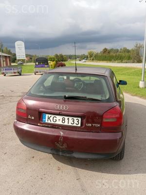 Red Audi A3 1996 in Riga, with an engine capacity of 1.90 L and mileage of 450 thousand km for 600 €, photo 4 on AUTOMOTO.COM.LV